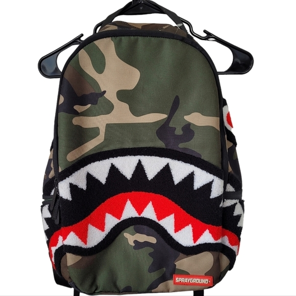 Sprayground | Bags | Rare Sprayground Camo Shark Limited Edition ...
